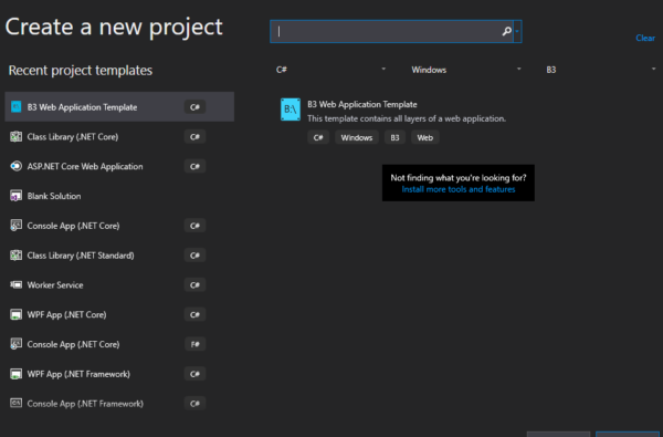 Visual Studio Dotnet Core Web Api Proje Şablonu B3.Web.Template.V1 ...